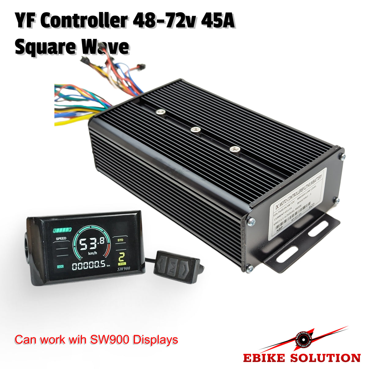 Bundle Colour SW900 LCD 48v/72v 45a Controller YF 1500-2500W Ebike Con ...