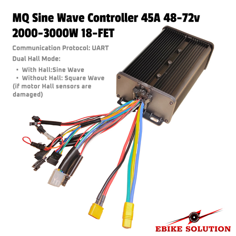 48v/72v 45a MQ Ebike Controller Bundle UKC1 Display 2500w-3000w Contro ...