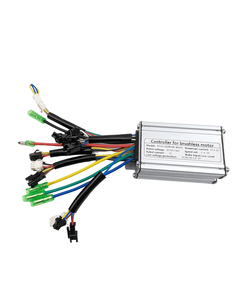 24V/36V 250W 15A Brushless DC Square Wave Controller Ebike Sensorless ...